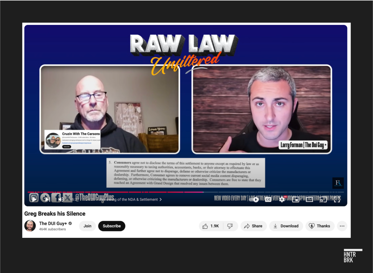 Winnebago Hushes Grand Design RV Frame Problems | Hunterbrook Media