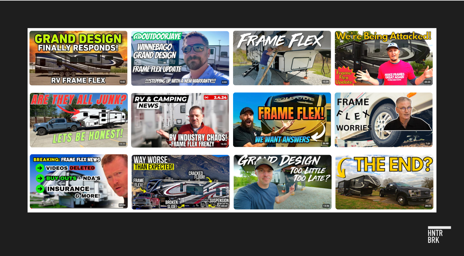 Winnebago Hushes Grand Design RV Frame Problems | Hunterbrook Media